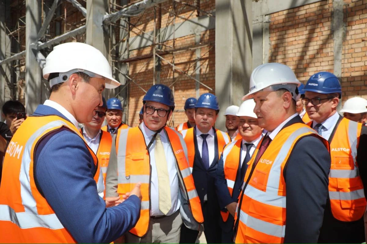 Арыста француздық Alstom компаниясының жаңа сервистік депосы салынып жатыр